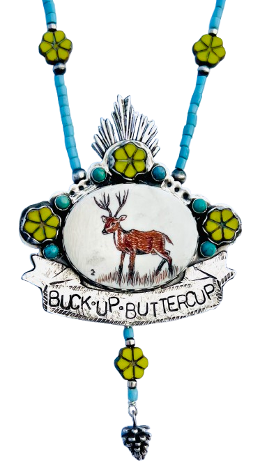 Buck Up Buttercup Necklace – Sweet Bird Studio