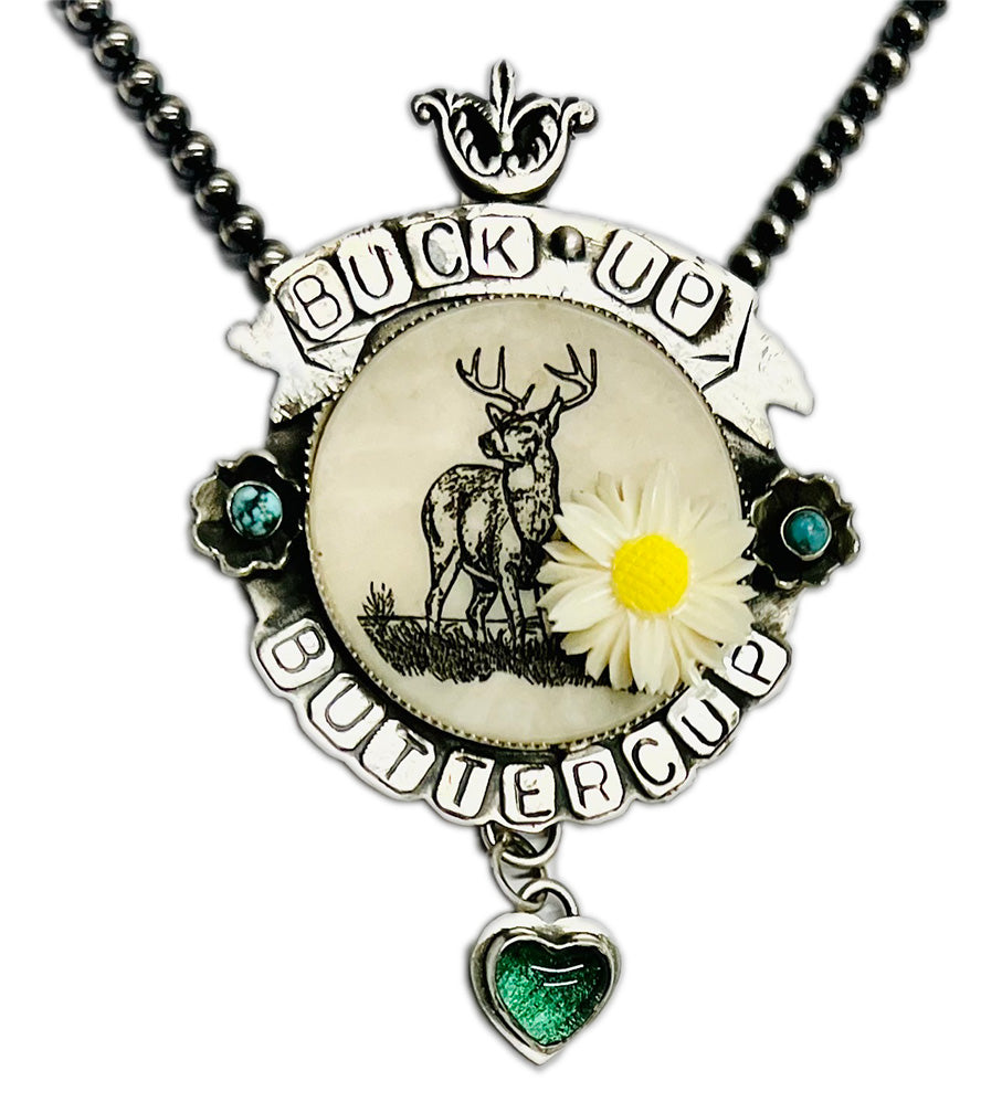 Buck Up Buttercup Necklace – Sweet Bird Studio
