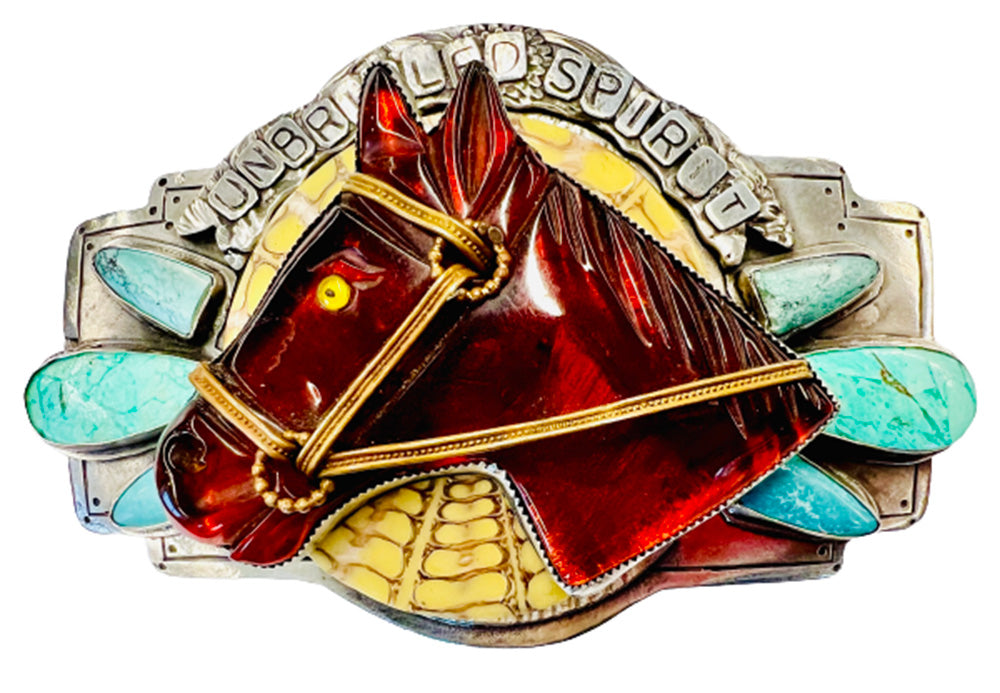 Unbridled Spirit Belt Buckle – Sweet Bird Studio