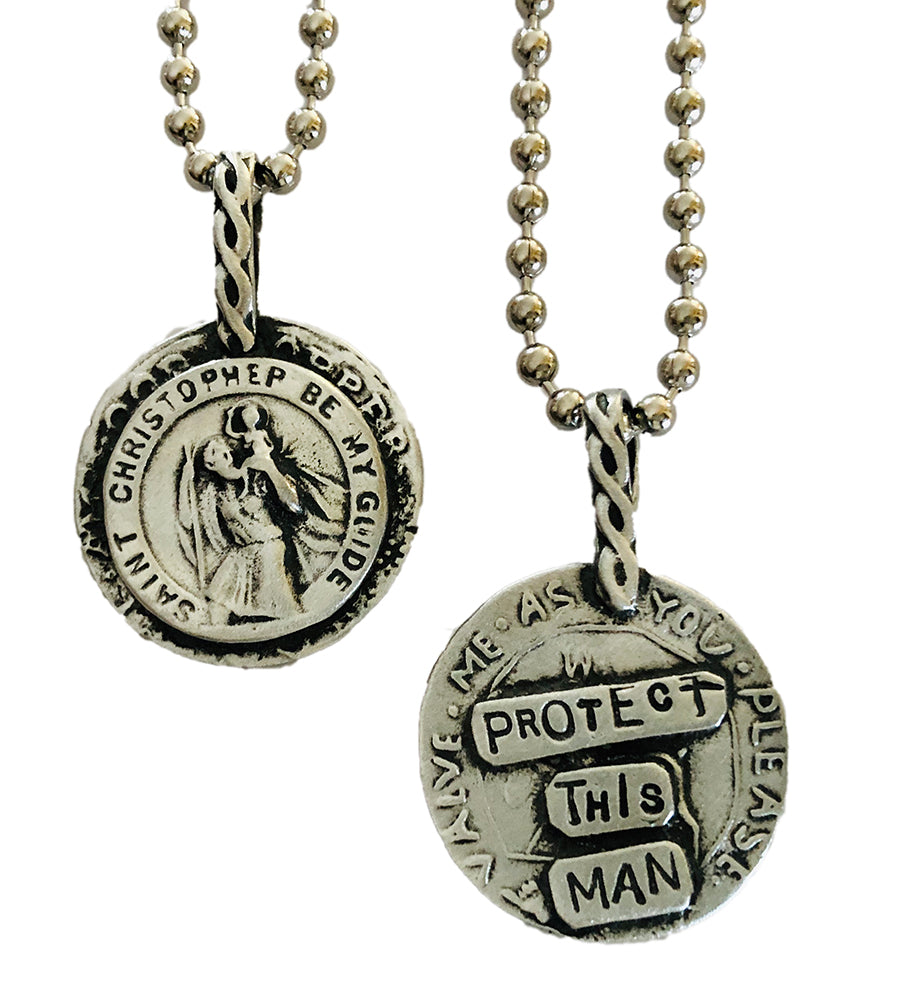 Protect This Man Pendant – Sweet Bird Studio